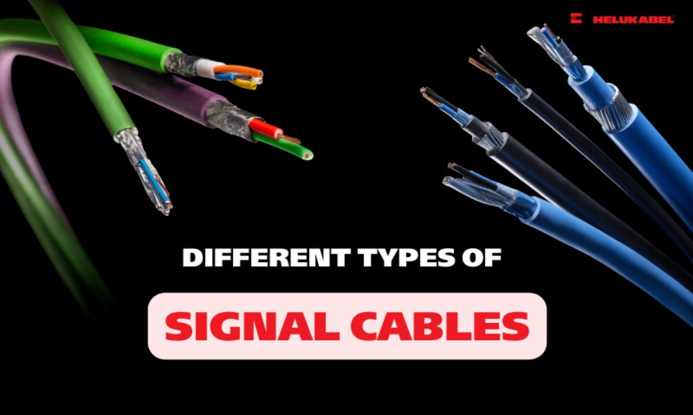 Common types of signal cables for industrial applications