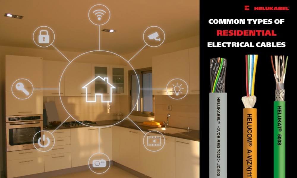 What is residential electrical wiring? Types of residential cables