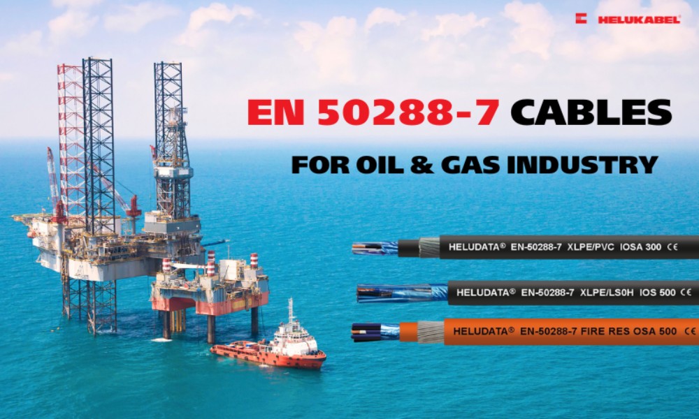 EN 50288-7 standard for electrical cables in the oil and gas industry